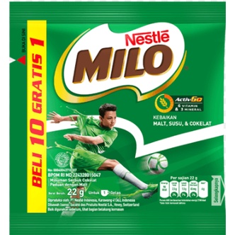 Jual milo sachet 1 renceng 10x22g saset activ go | Shopee Indonesia