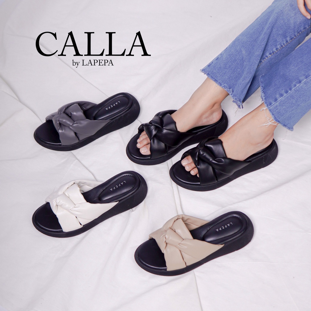 Jual Lapepa CALLA Sandal Wanita Sendal Cewek Kekinian Model Terbaru ...