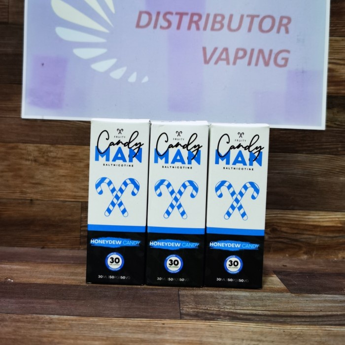 Jual LIQUID SALT SALTNIC CANDYMAN CANDY MAN HONEYDEW MELON 30ML NIC ...
