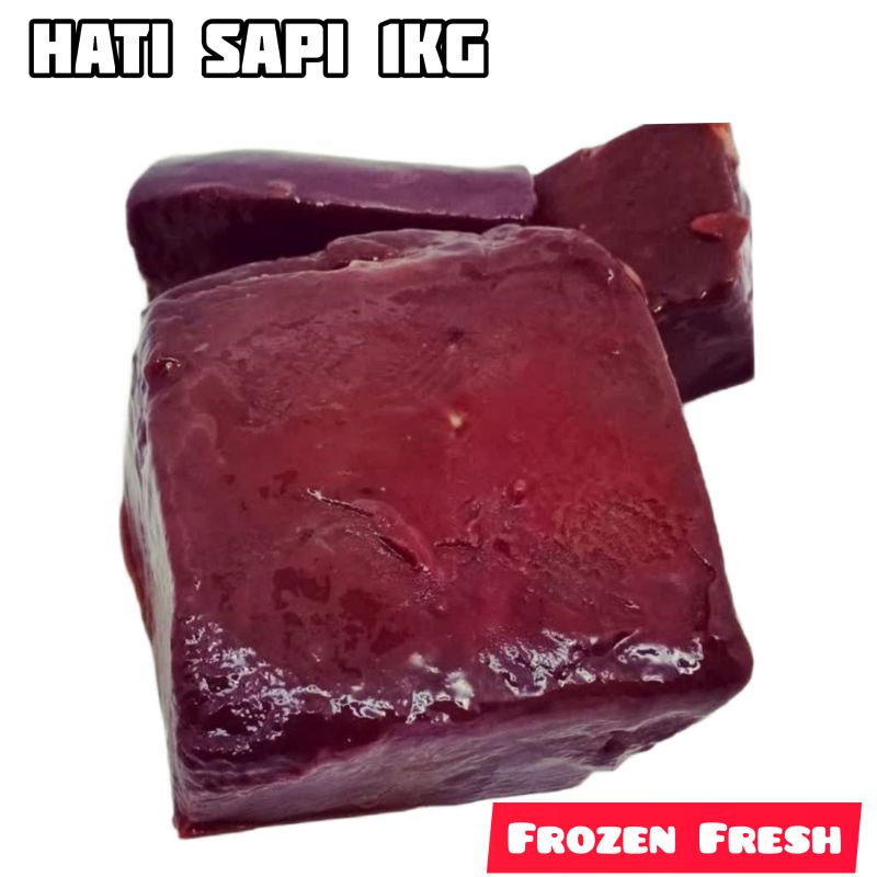 Jual Hati sapi 1kg fres frozen | Shopee Indonesia