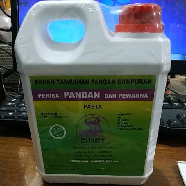 Jual cindy perisa pandan dan pewarna 1 liter | Shopee Indonesia