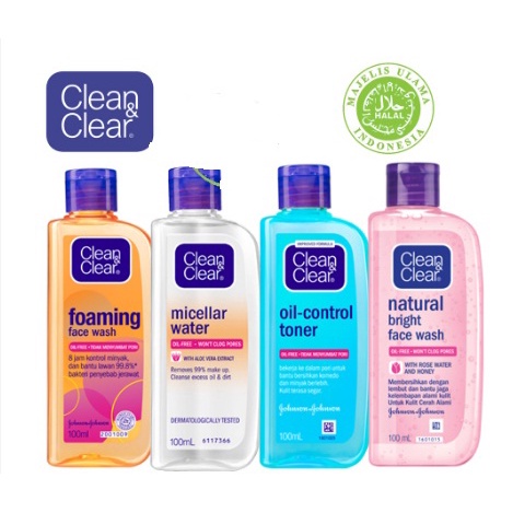 Jual [100ml] Clean And Clear Essentials Oil Control Toner - Clean ...