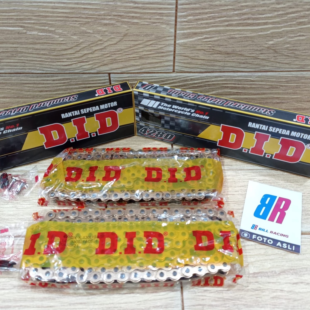 Jual RANTAI RANTE DID 428D D 130 140 GOLD ORIGINAL | Shopee Indonesia