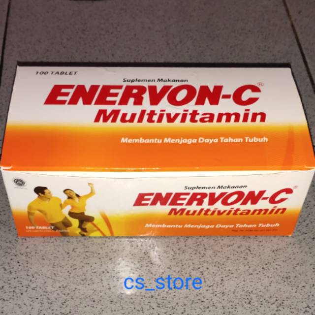 Jual ENERVON - C Multivitamin 1 box isi 100 tablet | Shopee Indonesia