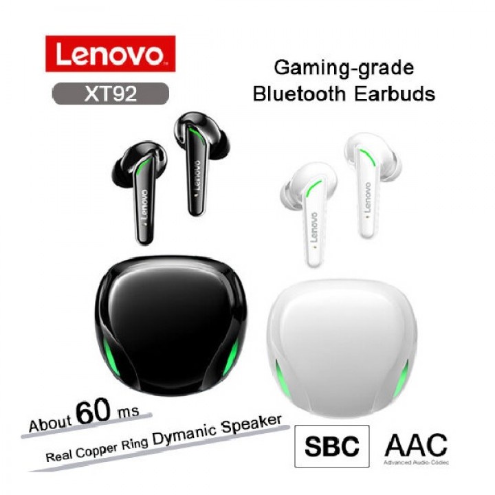 Jual LENOVO ThinkPlus XT92 - TWS Gaming Bluetooth Earphone - Low Latency | Shopee Indonesia