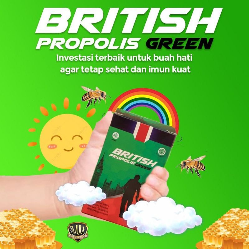 Jual BRITISH PROPOLIS GREEN untuk imunitas,daya tahan tubuh,kecerdasan ...