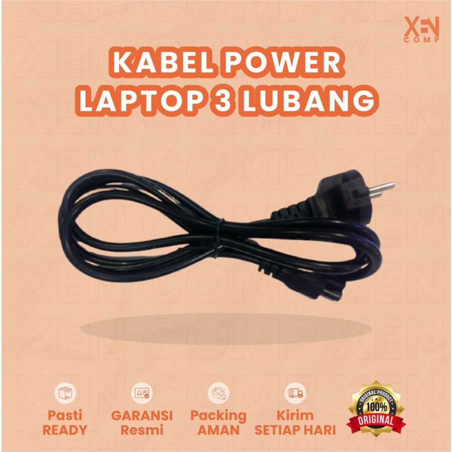 Jual Kabel Power Laptop 3 Tiga Lubang | Shopee Indonesia