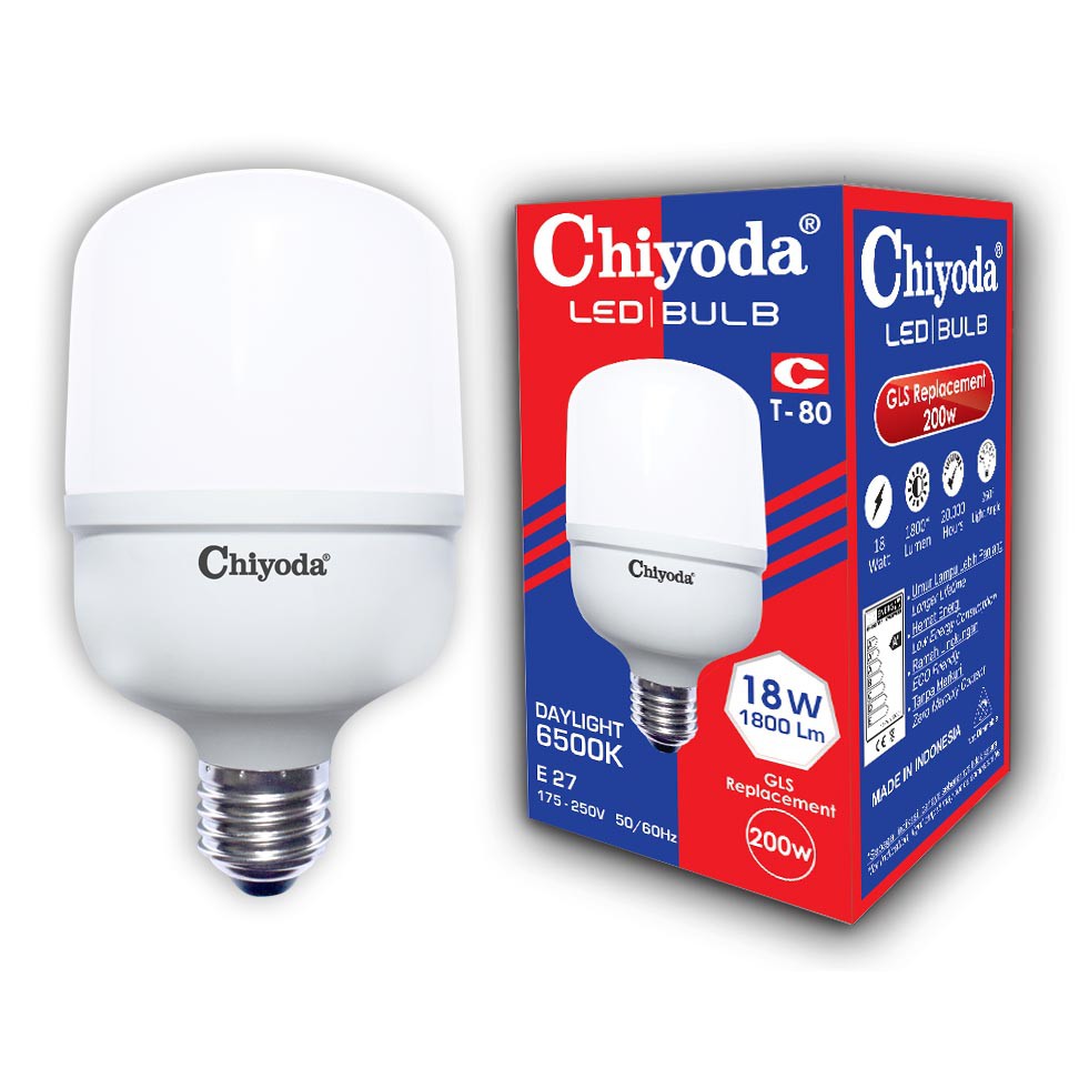 Jual Lampu Chiyoda LED Bulb R&B 18W E-27 220V | Shopee Indonesia