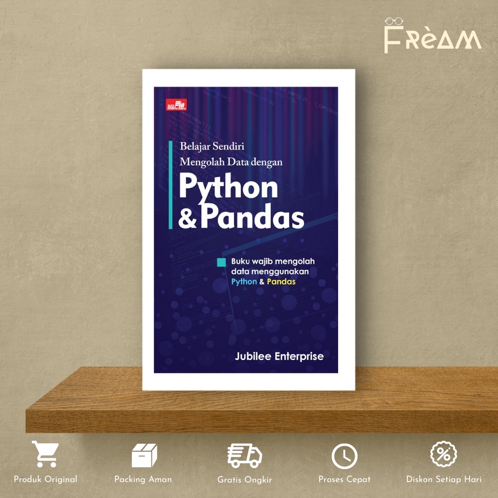 Jual Buku Komputer Belajar Sendiri Mengolah Data Dengan Python Dan Pandas by Jubilee Enterprise ...