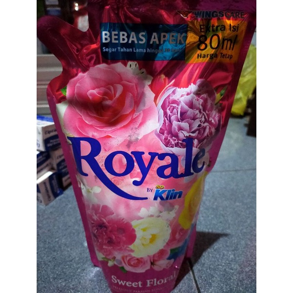 Jual Royale soklin bebas apek sweet floral 720ml pink | Shopee Indonesia