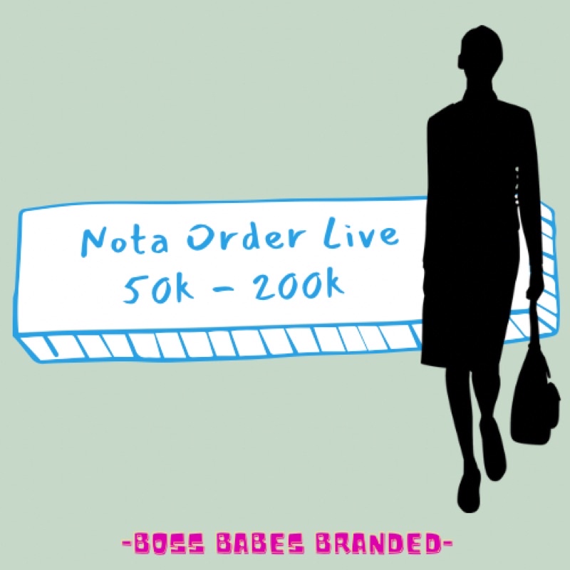 Jual Nota Order Live 50k - 200k | Shopee Indonesia