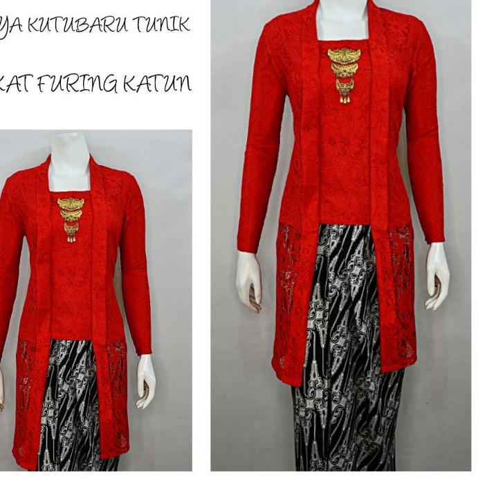 Jual ♞ Indah ABAYA KEBAYA BRUKAT KUTUBARU TUNIK MODERN LENGAN PANJANG ...