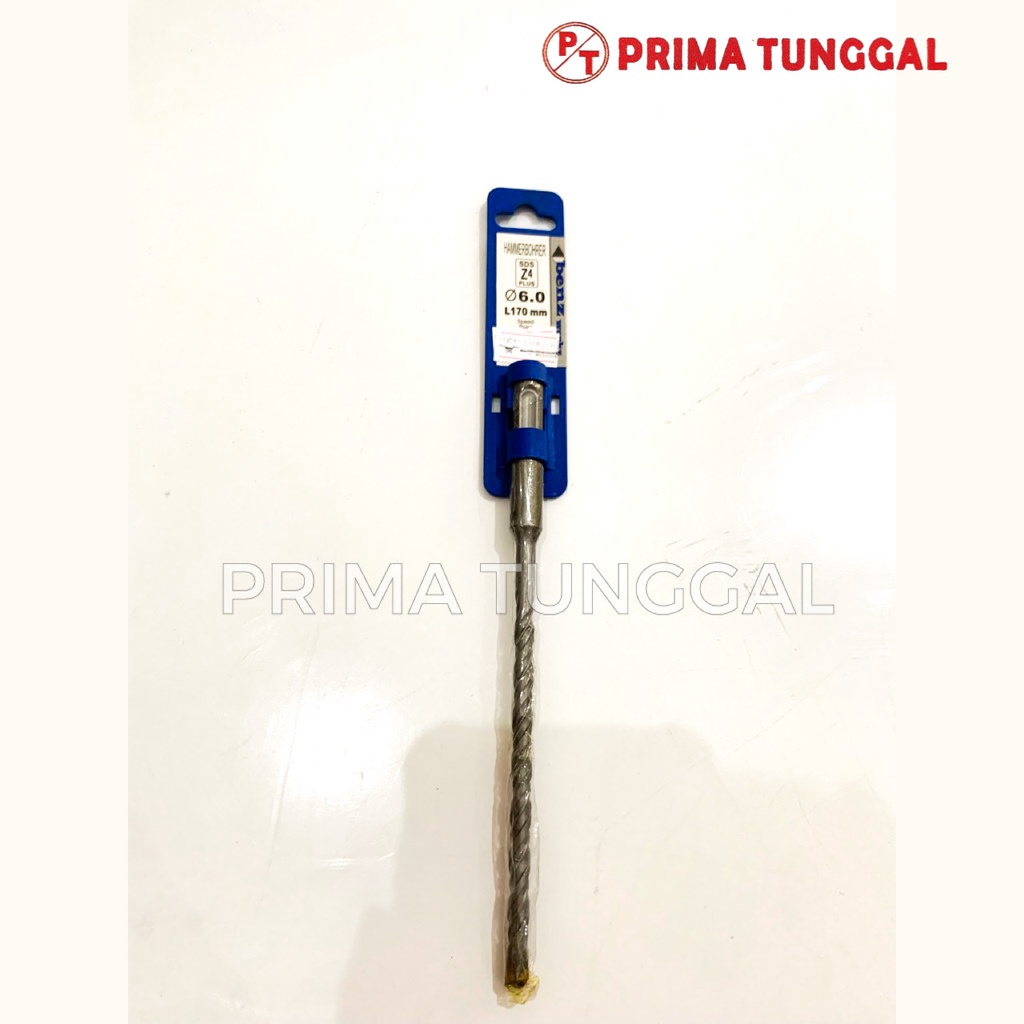 Jual Mata Bor Beton Dinding Tembok SDS Plus Benz 6 MM 17 CM dan 21 CM Matabor Rotary hammer ...