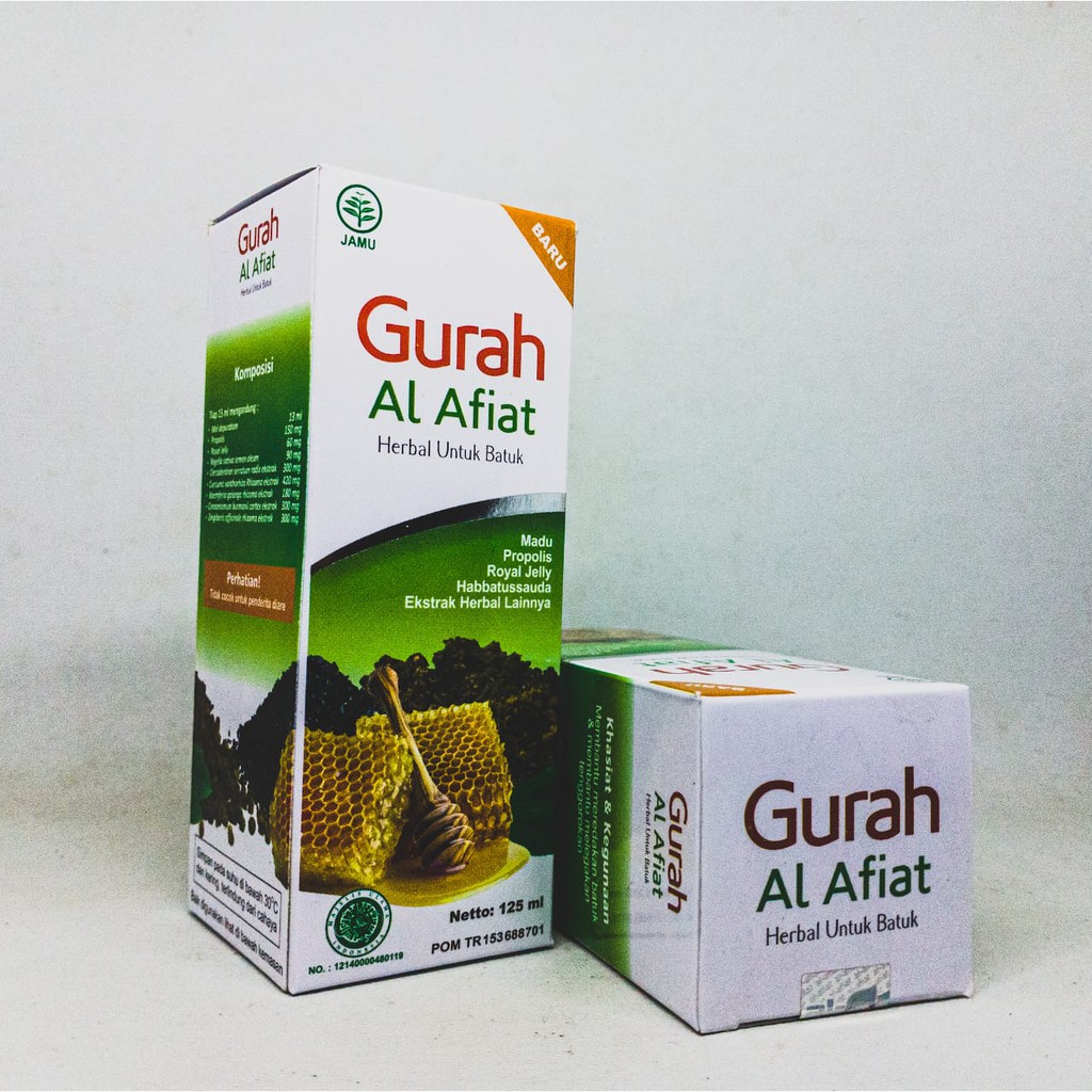 Jual AL AFIAT.Sirup OBAT HERBAL GURAH Untuk Anak Dan Dewasa Untuk Dahak ...