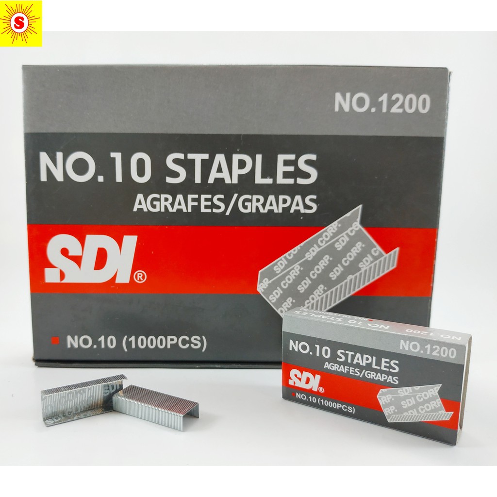 Jual ISI STAPLES SDI NO. 10 1200 (20 BOX ) | Shopee Indonesia
