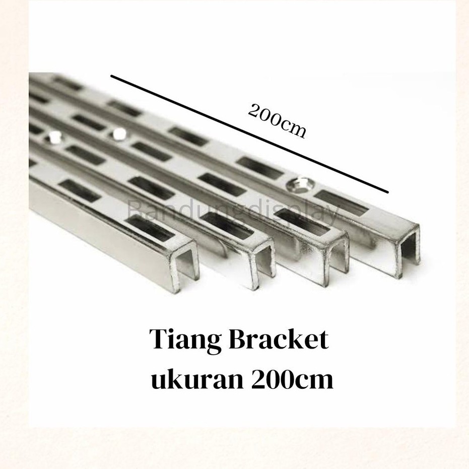 Jual TIANG BREKET DINDING/ TIANG BREKET RAK /TIANG BREKET UKURAN 200cm ...