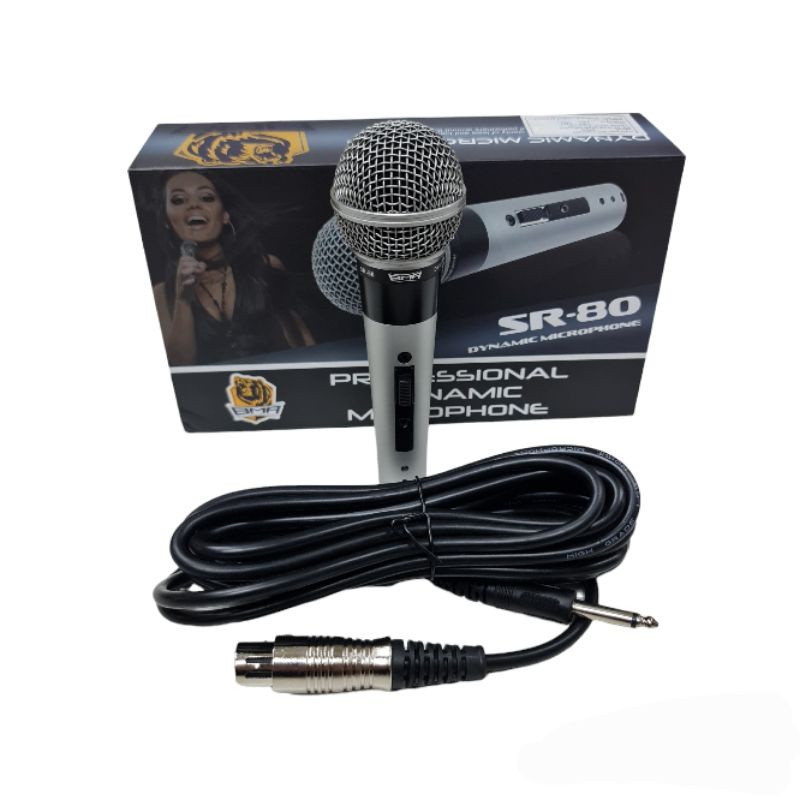 Jual Microphone BMA SR-80 Mic Vocal BMA SR 80 Microphone BMA Dynamic | Shopee Indonesia