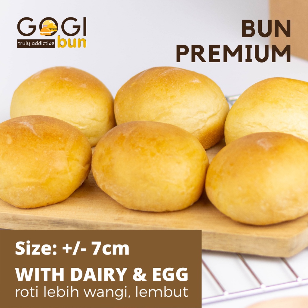 Jual PREMIUM Burger Bun / Bun Wijen Mini / Bun Burger Mini ISI 6 PCS ...