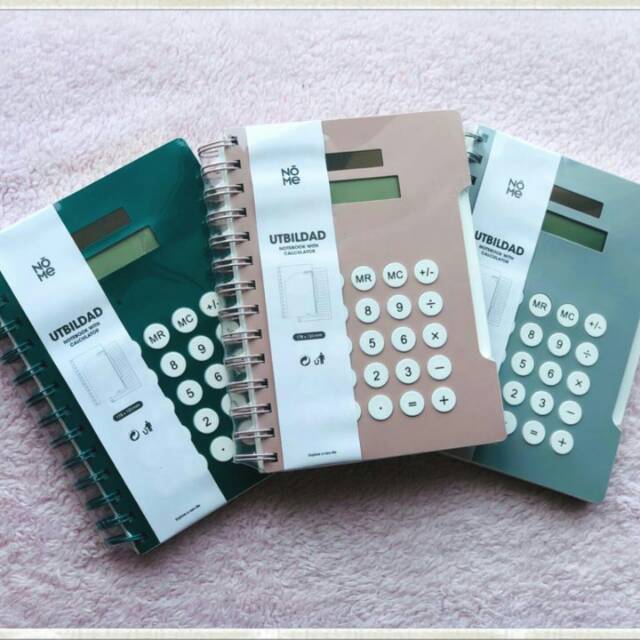 Jual Notebook Calculator Colorful Cover / Buku Agenda Kalkulator Solar ...
