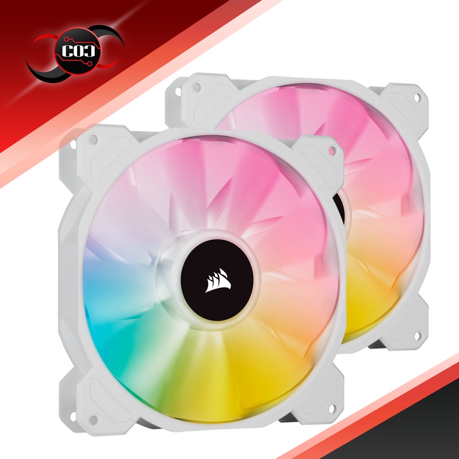 Jual CORSAIR iCUE SP140 RGB ELITE PWM Fan -Dual Fan Kit with Lighting ...