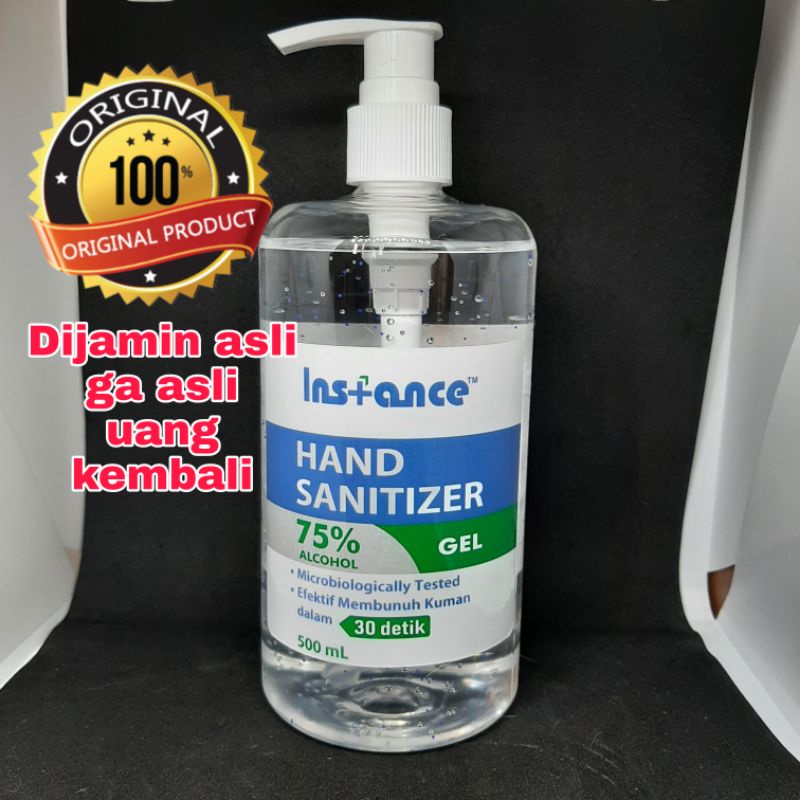 Jual INSTANCE Hand sanitizer 500 ML / sanitizer / kesehatan / perawatan/antis pouch/antis refill ...