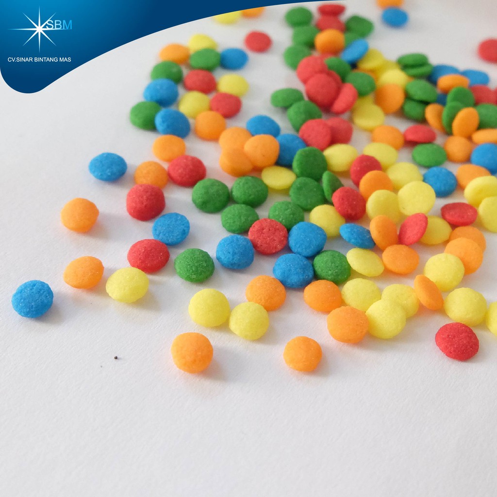 Jual MEGA SALE 70%!!! Bahan Kue Sprinkles Round Cut untuk hiasan kue 2 ...