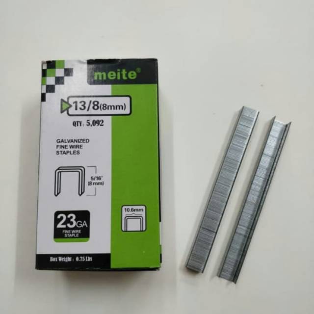 Jual MEITE - STAPLES 13/8 / ISI GUN TRACKER 1308 / STAPLER 13/8 ukuran ...