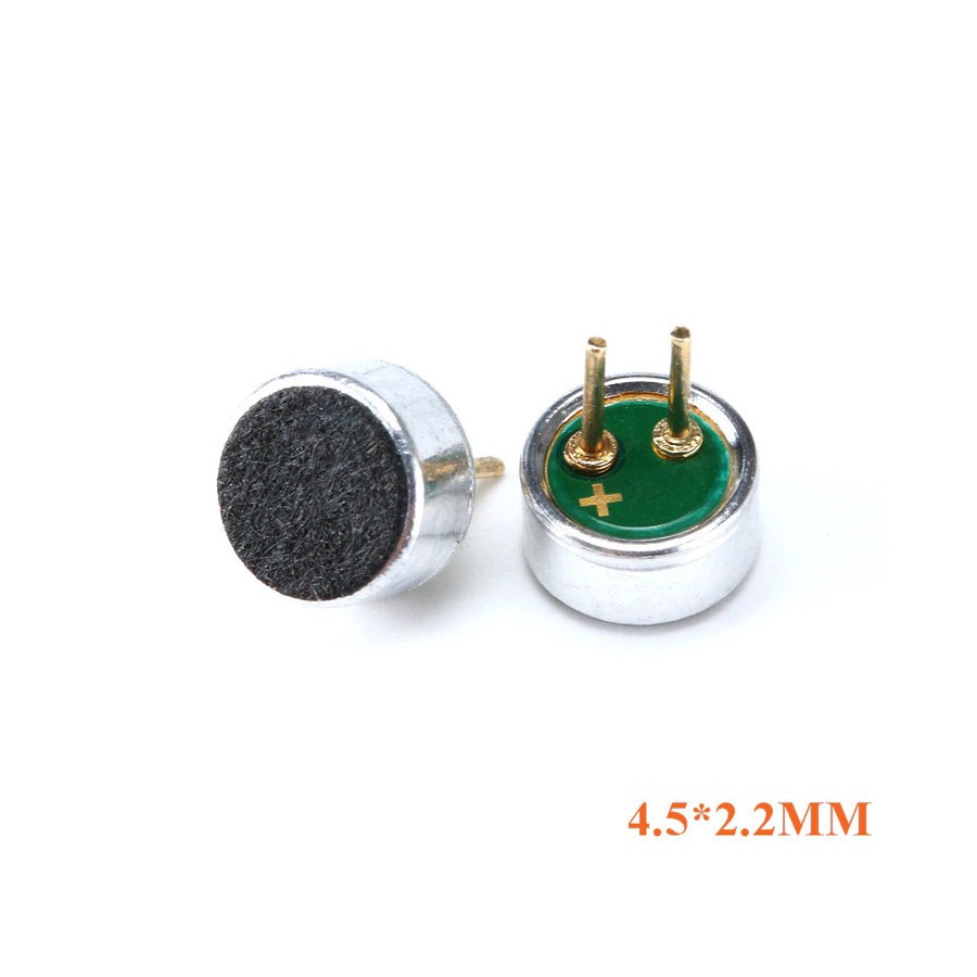 Jual Microphones MIC Sensitivity Capacitive Condenser Electret - 4x1 ...