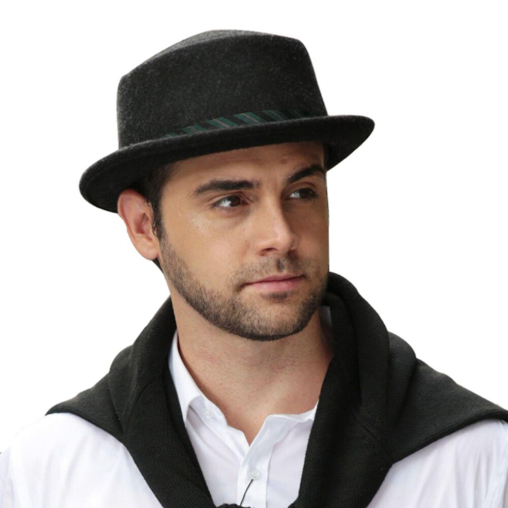 Jual Topi FEDORA PORK PIE HAT Topi Bulat Trendy | Shopee Indonesia