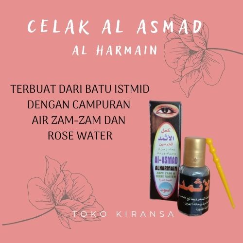Jual CELAK ITSMID AL ASMAD ORIGINAL SAUDI PLUS AIR ZAM-ZAM DAN ROSE ...
