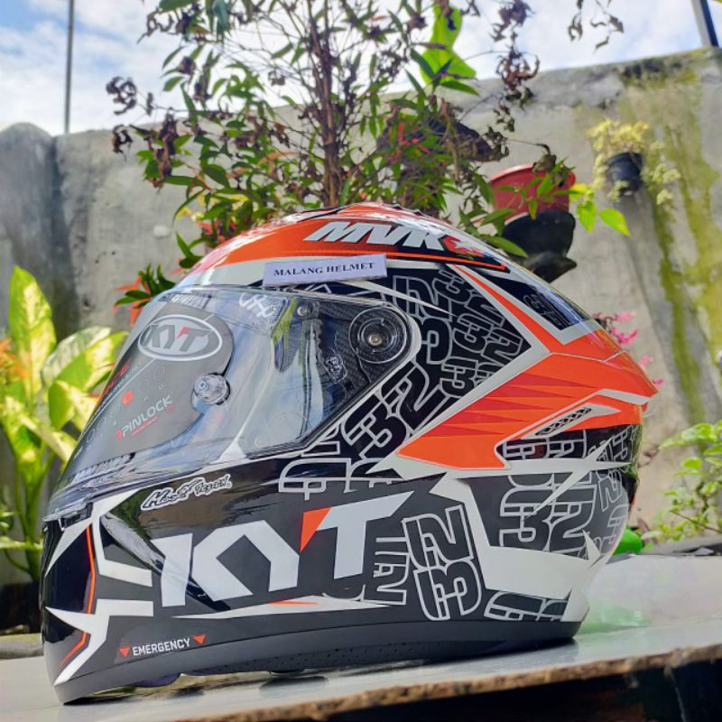 Jual Helm Full Face KYT NX Race Isaac Vinales Black | Shopee Indonesia