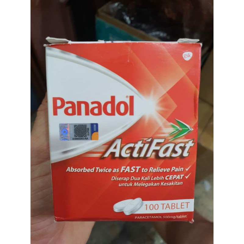 Jual Panadol Active Fast Panadol Merah Malaysia 1blister 10tablet ...