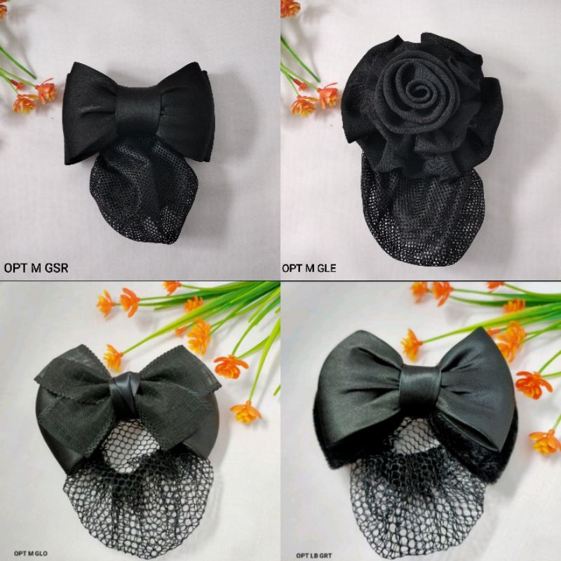 Jual Jepit Rambut Otomatis / Hairnet Otomatis / Harnet Jepit Rambut ...