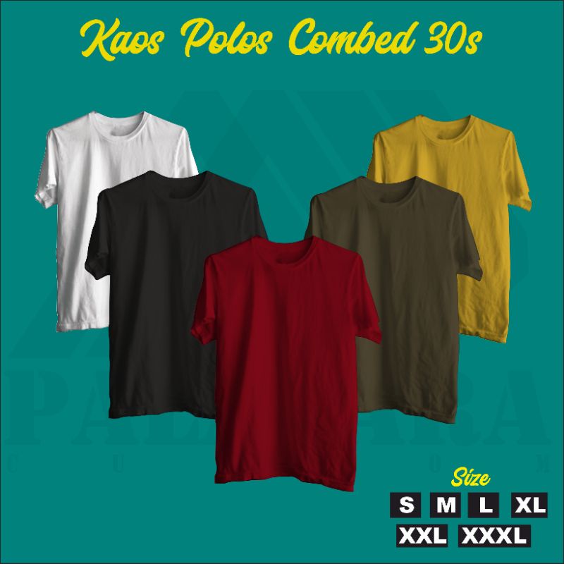 Jual kaos polos cotton combed 30s, kaos polos distro, kaos polos distro ...