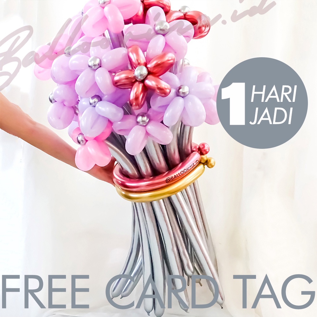 Jual XL FLOWER BALLOON BOUQUET Buket Balon Bunga Semarang hadiah ulang ...