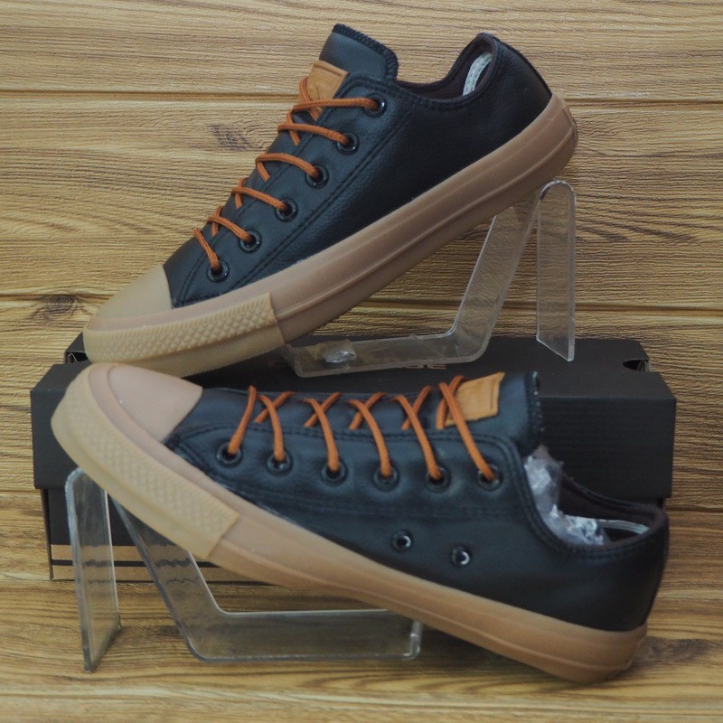 Jual CONVERSE KULIT SINTETIS SEPATU ALL STAR MOTIF KULIT JERUK COKLAT ...