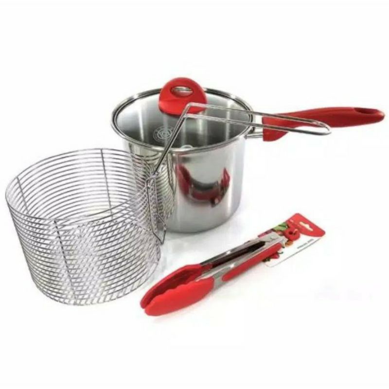 Jual Supra Deep Fryer 20cm Stainless Steel - Panci Penggorengan ...
