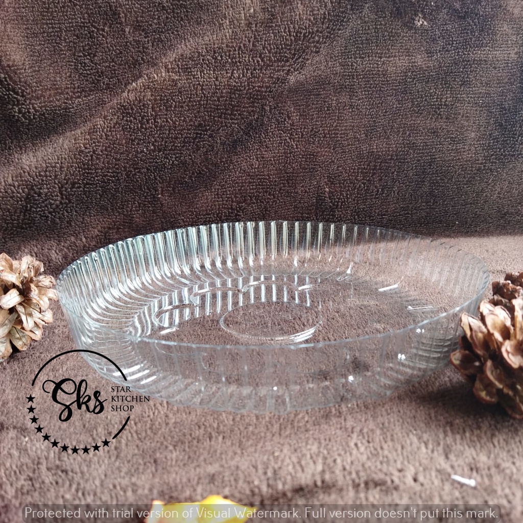 Jual 20cm - Mika Alas Puding Bulat /Tatakan Puding Bulat Flower uk 20cm ...