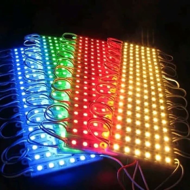 Jual LAMPU LED STRIP MODUL SMD 5050 6 MATA 12 V WATERPROOF VARIASI DEKORASI ETALASE NEON BOX ...