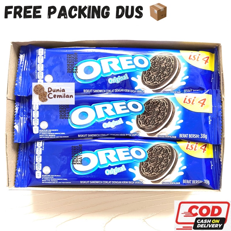Jual [TERMURAH!] Oreo Sachet 1 PAK Isi 12 bungkus x 3 keping - Biskuit Oreo Enak Murah | Shopee ...