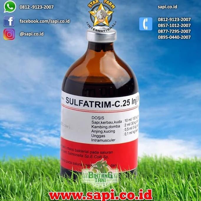 Jual best produk] Sulfatrim Inj - Obat Diare Hewan | Star Farm | Shopee ...