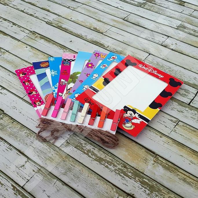 Jual Frame Foto Gantung Kartun Animasi Lucu / Bingkai Gantung (Isi 9 ...