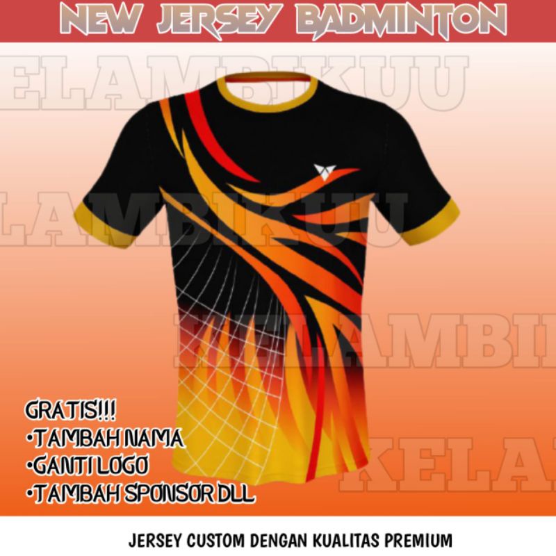 Jual JERSEY BADMINTON TERBARU/JERSEY BULU TANGKIS/BAJU KAOS BADMINTON/JERSEY SPORT OLAHRAGA ...