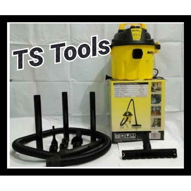 Jual READY STOK VACUUM CLEANER MULTIPRO VC 10-1 YS WET & DRY MESIN ...