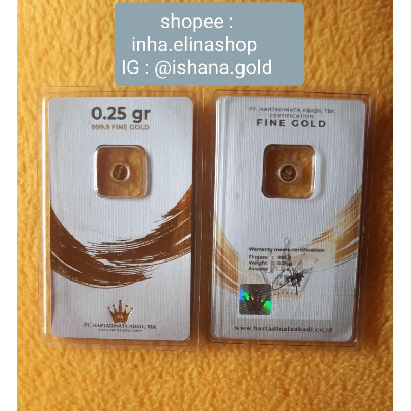 Jual LOGAM MULIA 0,25 gr /LM EMAS MINI 0,25 gram | Shopee Indonesia