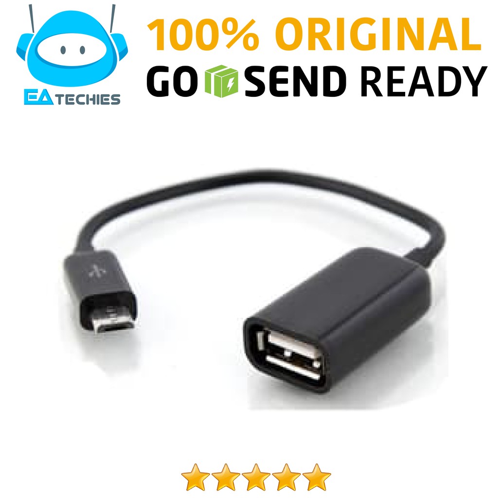 Jual Kabel USB OTG Premium Quality Micro USB to USB Female 100% ...