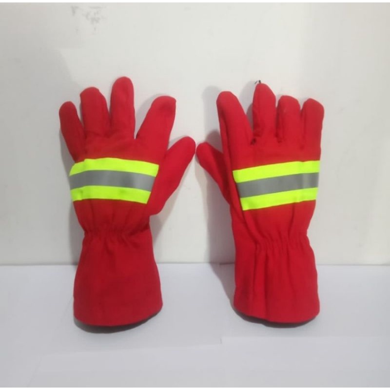 Jual Sarung Tangan Pemadam/Sarung Tangan Damkar Merah & Orange | Shopee ...