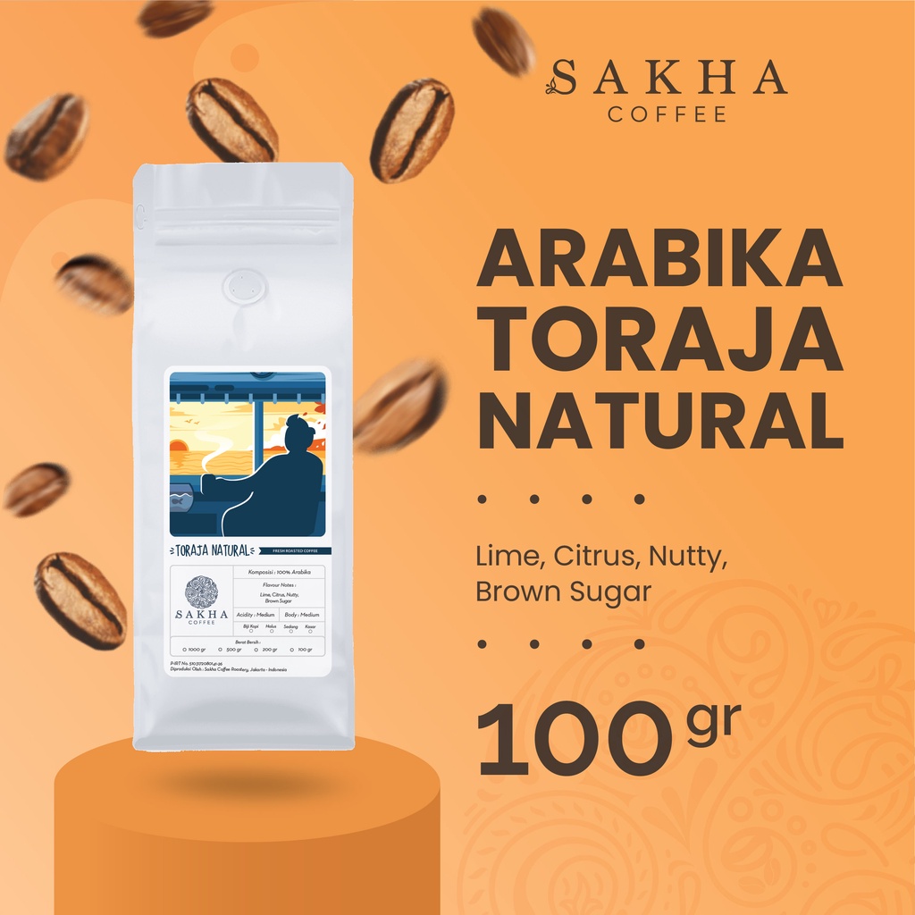 Jual Sakha Coffee Kopi Arabika Toraja Natural Process Arabica Coffee ...