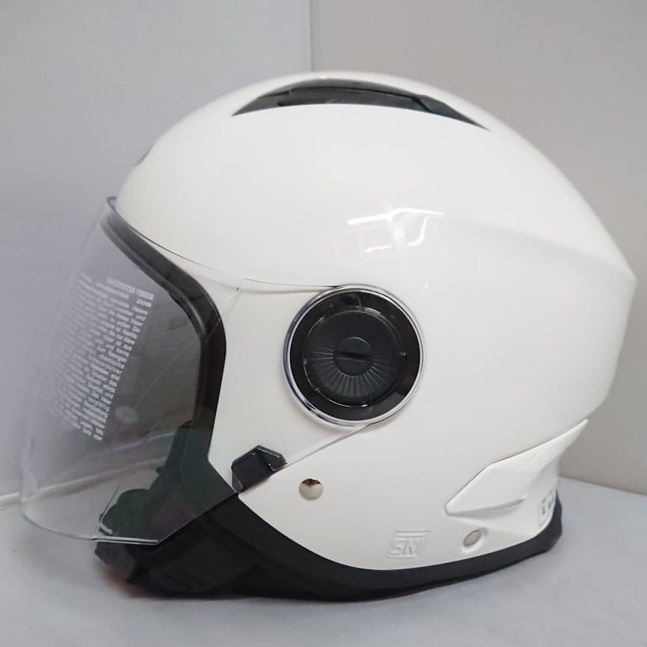 Jual Helm Zeus ZS-617 White New!! | Shopee Indonesia