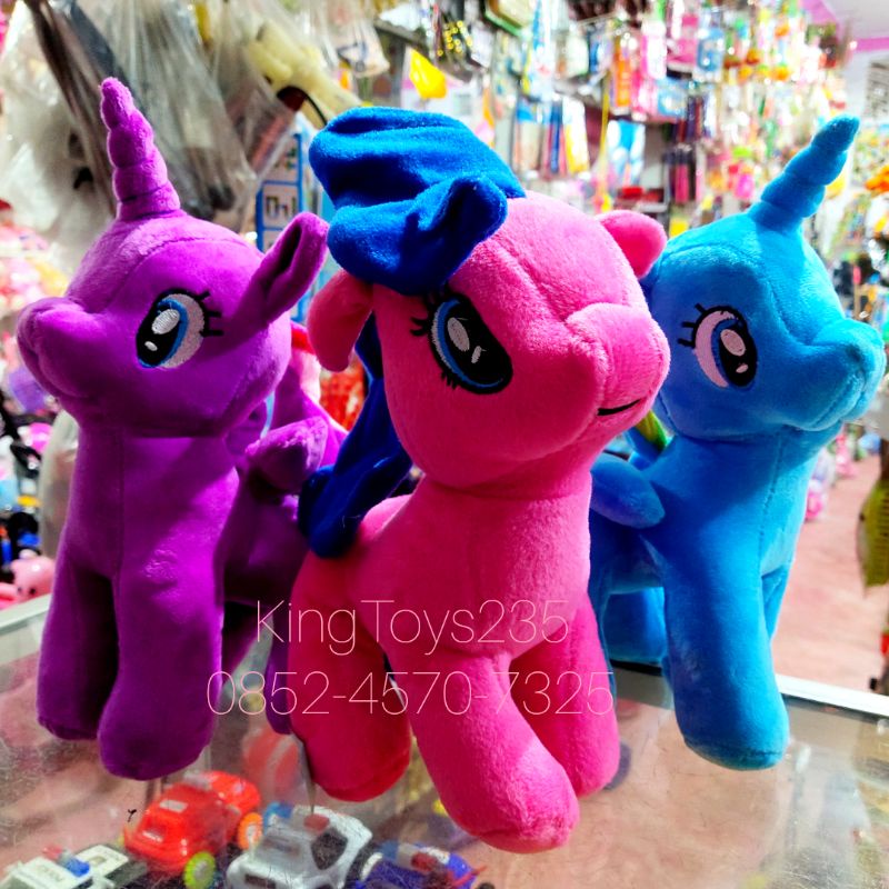 Jual Boneka Kuda Poni My Little Pony Binatang Sayap Tanduk Kado Anak ...